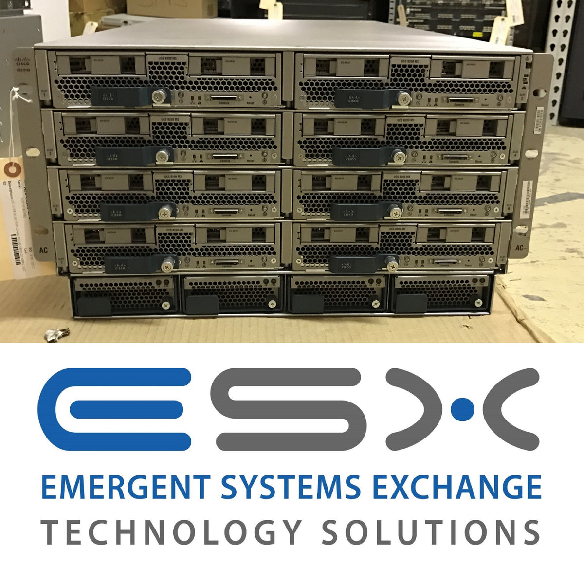 Cisco UCS 5108 Blade Chassis - 8x Fans, 4x PSU, No blade fillers N20-C ...