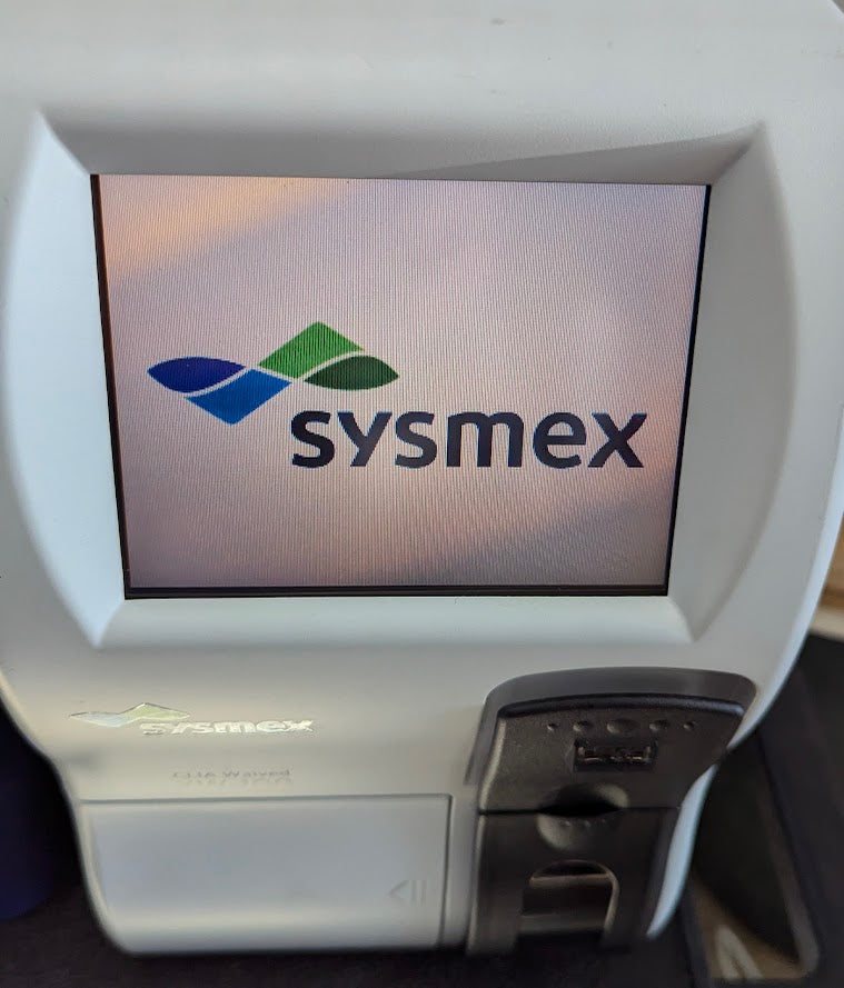 Sysmex XW-100 Automated Hematology Analyzer | No waste container | CT1 ...