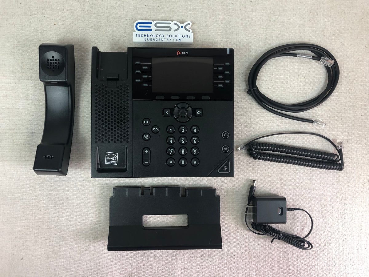 Polycom VVX 450 Business IP Phone POE w/ power adapter — ESX Technology ...