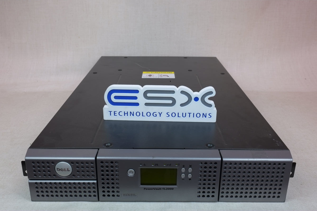 Dell PowerVault TL2000 2U Autoloader Tape Library – Includes LTO7 SAS ...