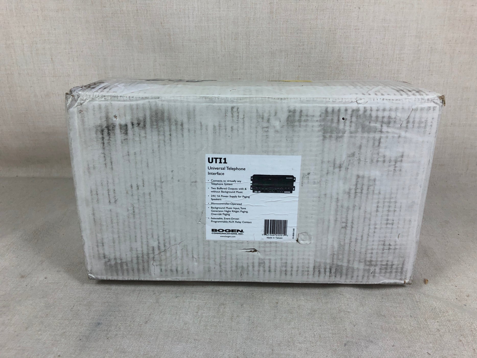 Bogen UTI1 Single Zone Paging Controller Universal Telephone Inferface ...