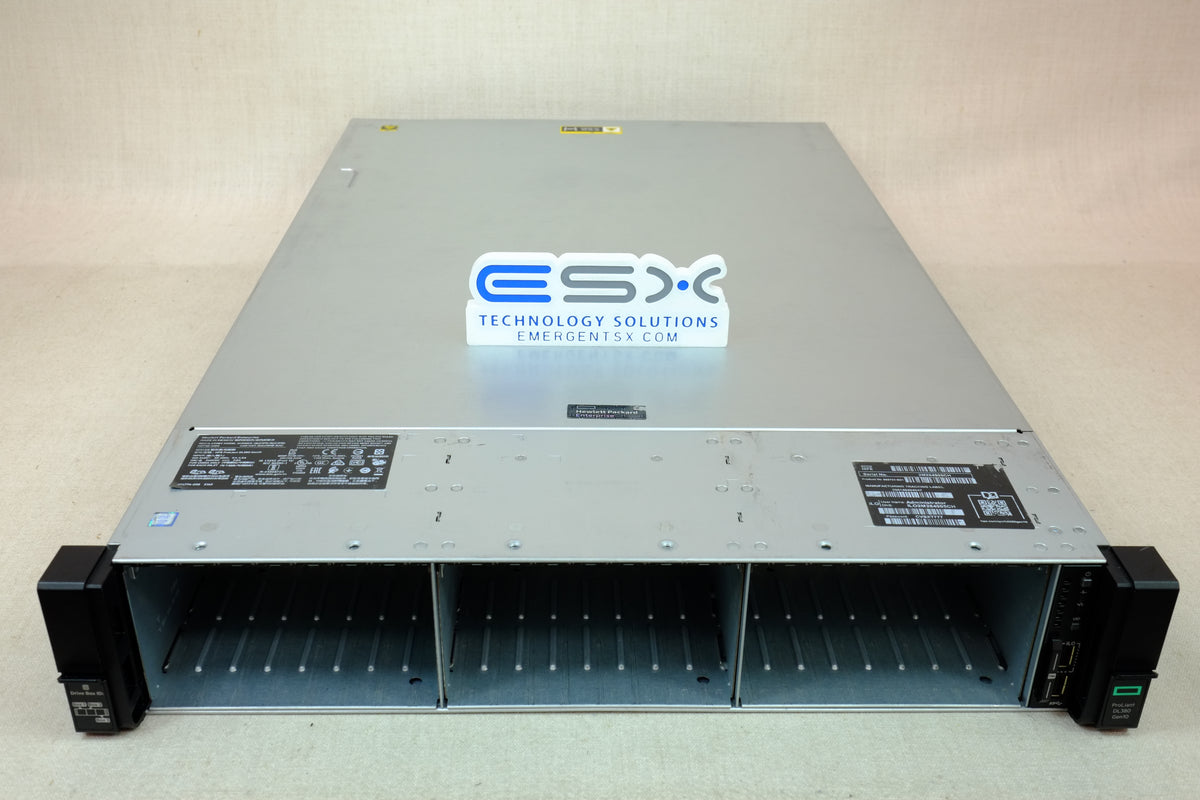 HP 868704-B21 Proliant DL380 Gen10 24SFF 2U CTO Server- 2x Heatsink, 2 — ESX Technology Solutions