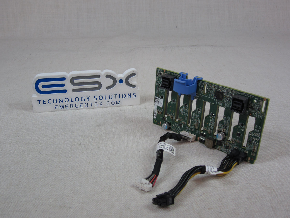 Dell R3GPC 8x 2.5" Backplane Assembly for PowerEdge R740 w/ Power & Si — ESX Technology Solutions
