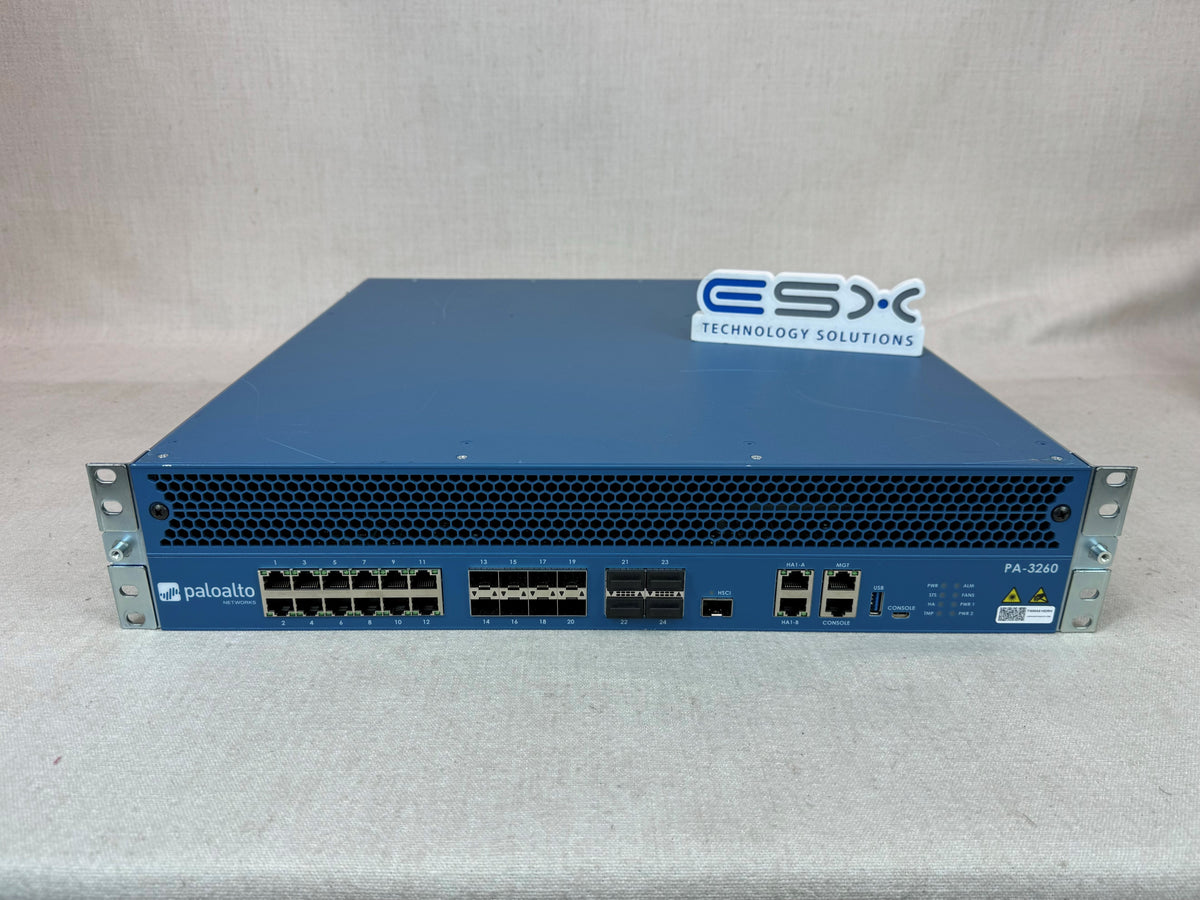 Palo Alto PA-3260 Network Security Firewall Appliance w/ SSD, 2x PSU ...