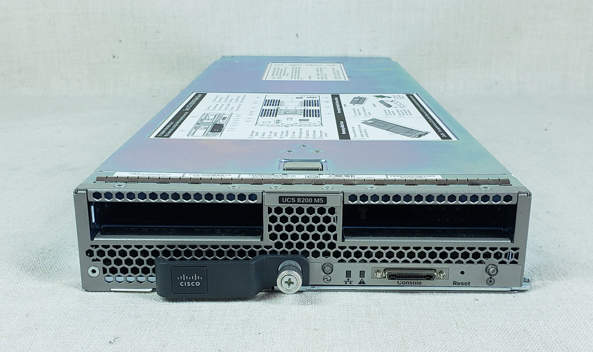 Cisco UCSB-B200-M5 Blade Server 2x 14C Gold 6132 2.6GHz CPU 256GB RAM ...